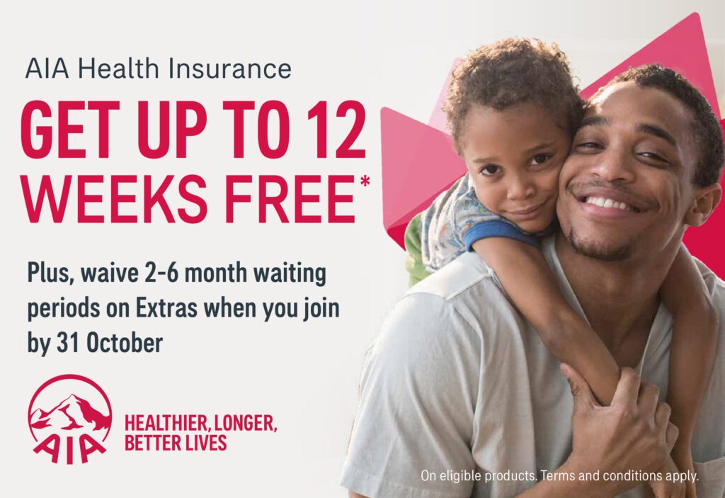 AIA Health Sept 2023 Offer | One Click Life