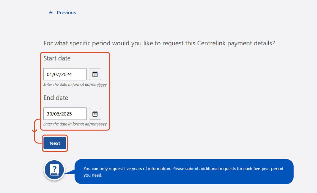 How to request a Centrelink Payment Detail Report | One Click Life