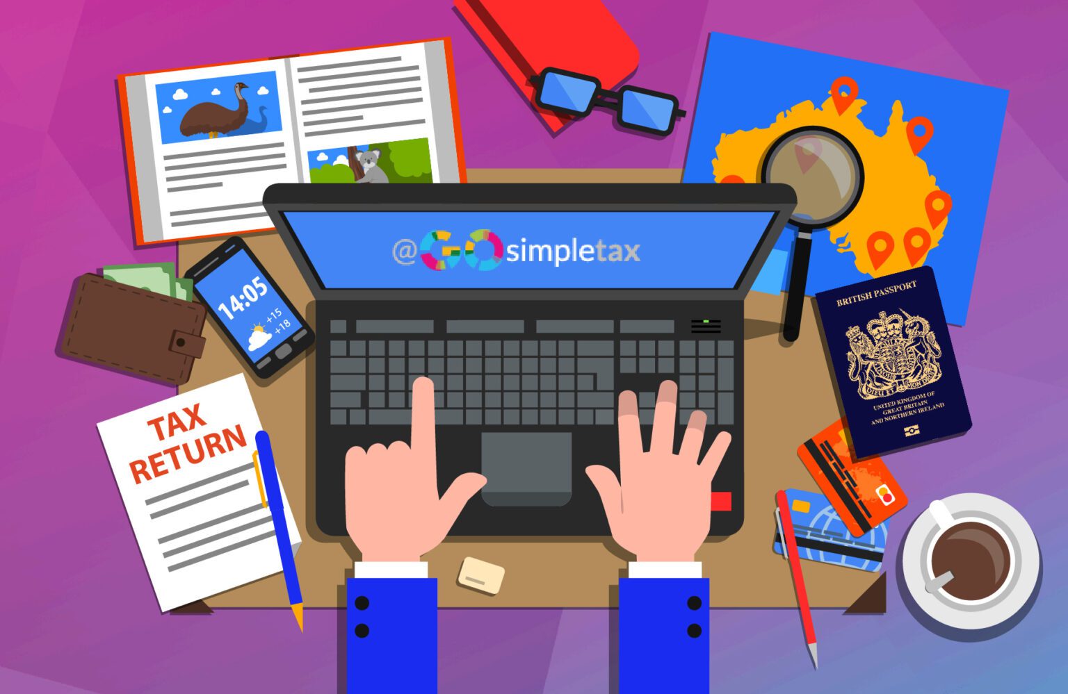 One Click Life - Online Tax Return and Life Admin the easy way